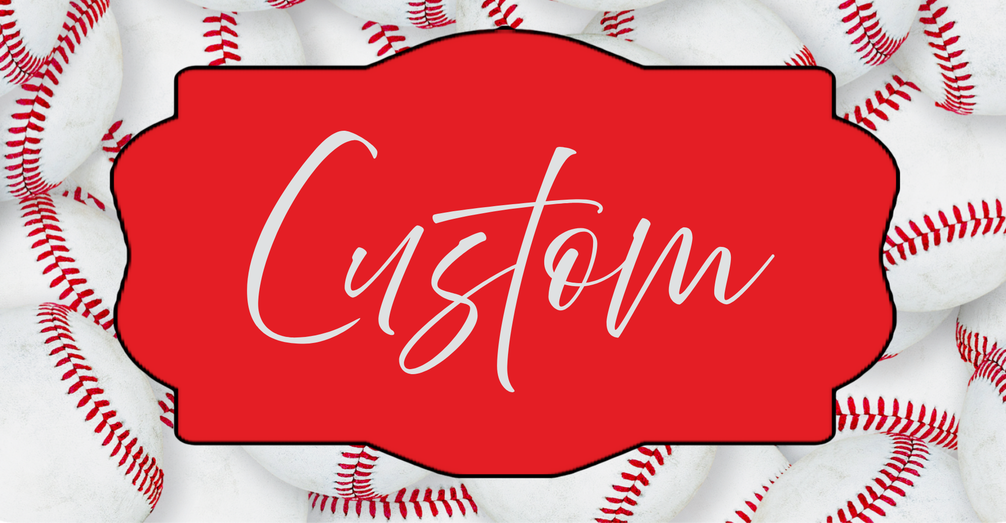 Custom Baseball License Plate – DM'S SOUTHERN DESIGNS